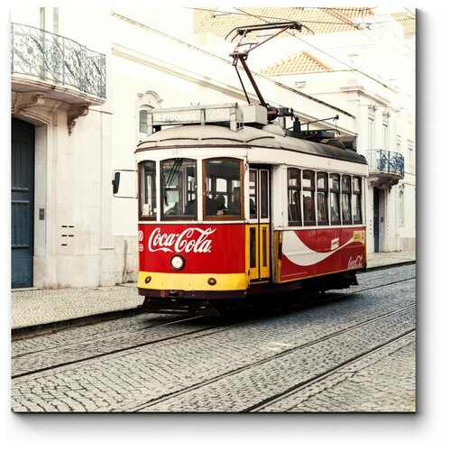 Модульная картина Трамвай Coca-Cola120x120