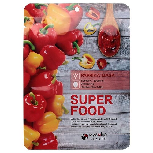 Маска на тканевой основе EYENLIP SUPER FOOD PAPRIKA MASK 23мл