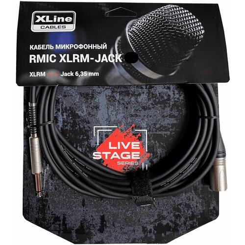 Кабель аудио 1xJack - 1xXLR Xline Cables RMIC XLRM-JACK 01 1.0m