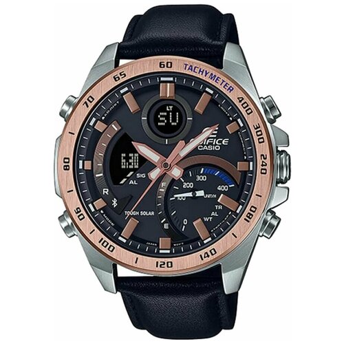 Наручные часы CASIO Edifice ECB-900GL-1B, черный, золотой