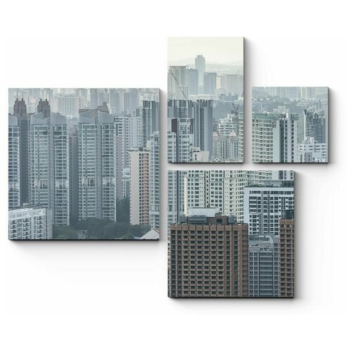 Модульная картина Загадочный Сингапур102x85