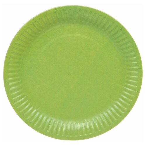 Florento Набор одноразовых тарелок салатовые, 18 см, 10 шт., зеленый