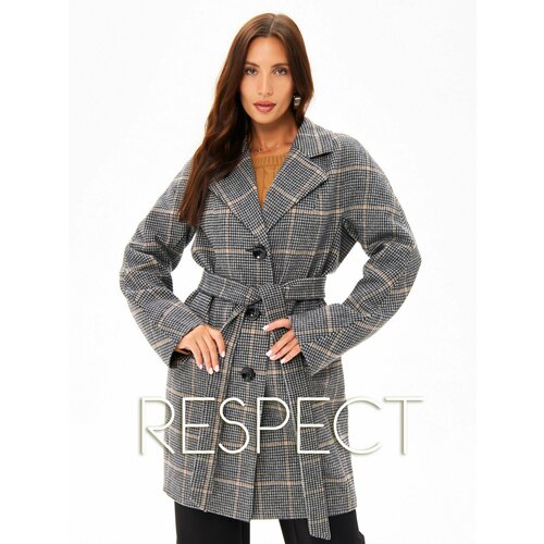 Пальто Respect, размер 44, мультиколор