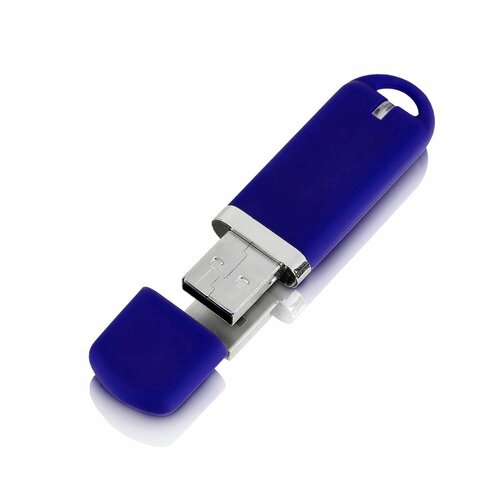 Флешка Memo, 32 ГБ, темно-синяя, USB 3.0, арт. F34