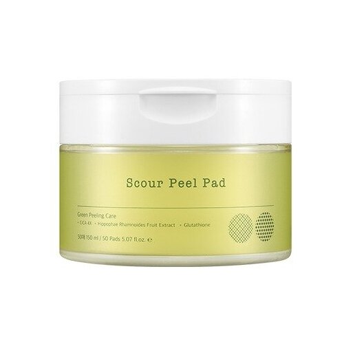 Очищающие кислотные пилинг-пэды Ottie Scour Peel Pad, 150мл, 50шт