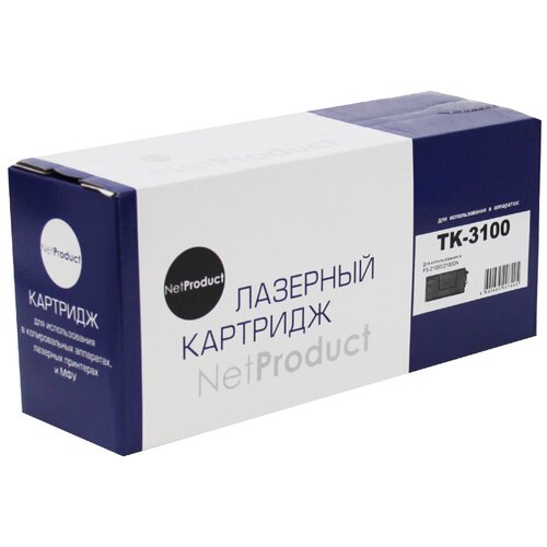 Картридж NetProduct N-TK-3100, 12500 стр, черный