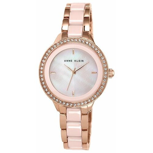 Наручные часы ANNE KLEIN Ceramics 1418RGLP, золотой, розовый