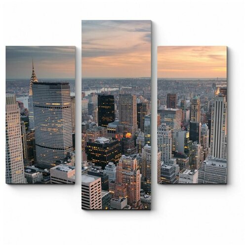Модульная картина Небоскребы Нью-Йорка60x54