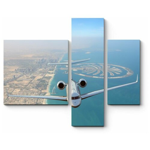 Модульная картина Пролетая над Дубаем120x99
