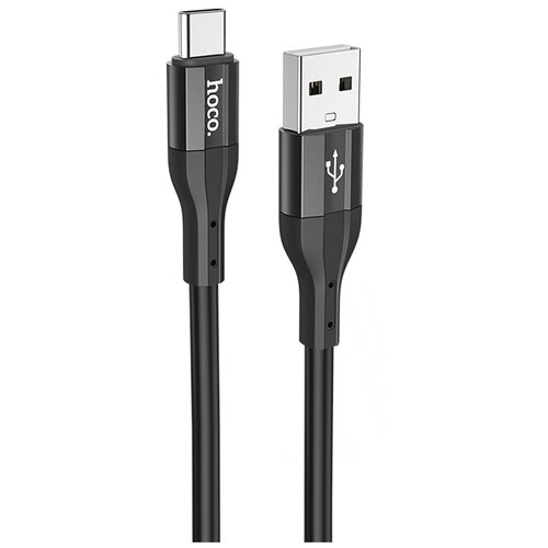 Кабель USB - Type-C HOCO X72 Creanar, 1.0м, 2.4A, цвет: черный