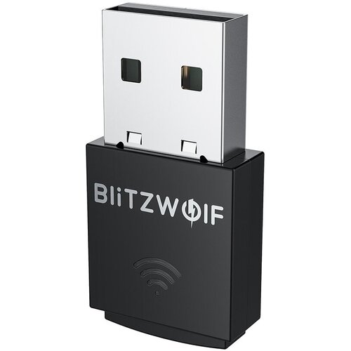 WiFi адаптер для компьютера BlitzWolf BW-NET5 Mini 300M USB WiFi Adapter - Черный