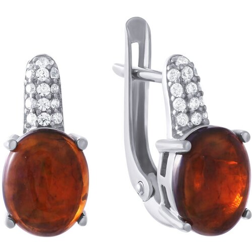 Серьги ELEMENT47, серебро, 925 проба, опал