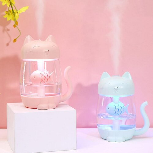 Увлажнитель воздуха Kitty Humidifier 3 в 1 (Розовый, Голубой, Белый, Фиолетовый)