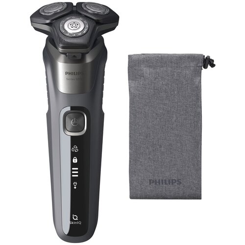 Электробритва Philips Series 5000 SkinIQ S5587/10 RU, серый