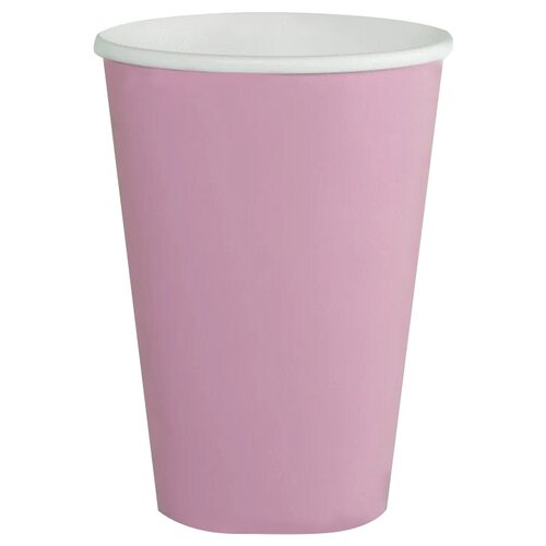 КИТ Набор одноразовых бумажных стаканов, 250 мл, 50 шт., розовый