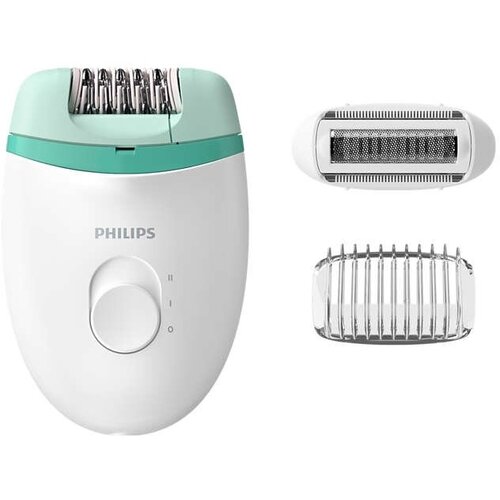 Эпилятор Philips BRE245 Satinelle Essential, White/Green