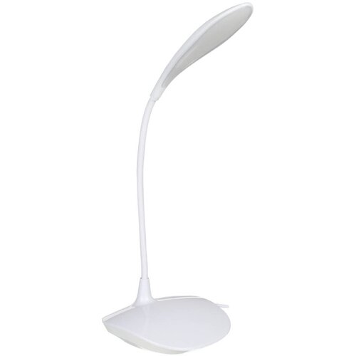 Светодиодная настольная лампа гибкая 8 ватт, питание от USB, 900 lux, белая