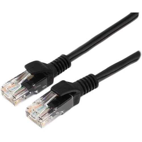 Сетевой кабель Gembird Cablexpert UTP cat.5e 7.5m Black PP10-7.5M/BK