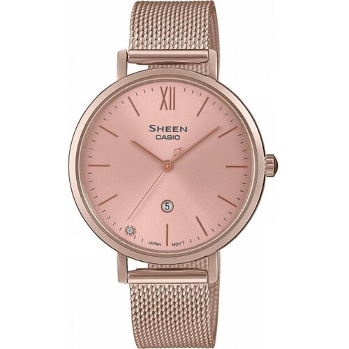 Наручные часы CASIO Sheen SHE-4539CM-4A, золотой, розовый