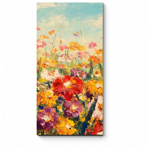Модульная картина Весенний расцвет 90x180