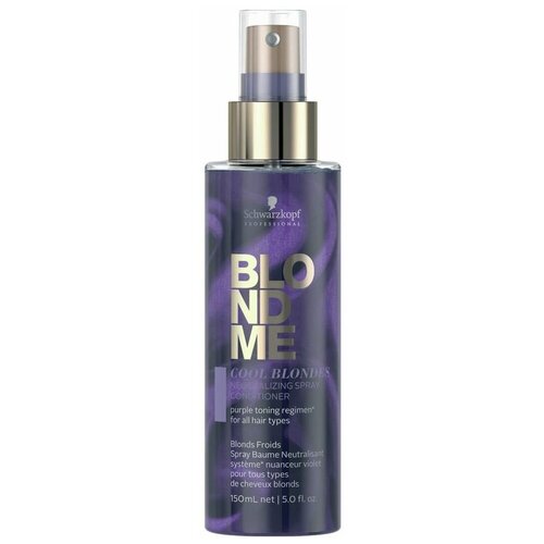 Кондиционер для волос Schwarzkopf Professional Blondme - Cool Blondes - Neutralizing Spray Conditioner Нейтрализующий спрей-кондиционер для холодных оттен. блонд 150 мл.