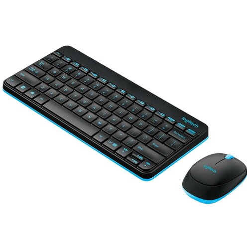 Клавиатура+мышь беспроводная Logitech MK245 черный