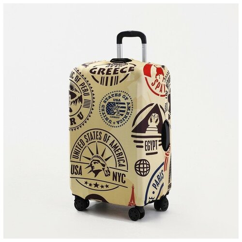 Чехол для чемодана Сима-ленд, размер 28", бежевый