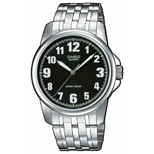 Наручные часы CASIO Collection Men MTP-1260PD-1B, серебряный, черный