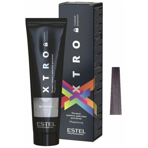 ESTEL пигмент прямого действия XTRO BLACK, металлик, 100 мл, 100 г