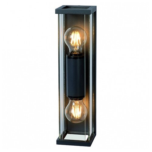 Mantra Уличный настенный светильник Meribel 6493, E27, 40 Вт, лампы: 2 шт., цвет арматуры: серый, цвет плафона серый