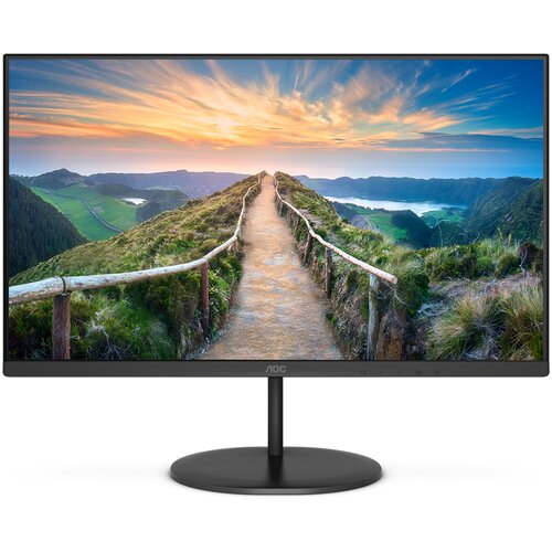 27" Монитор AOC Q27V4EA, 2560x1440, 75 Гц, IPS, черный