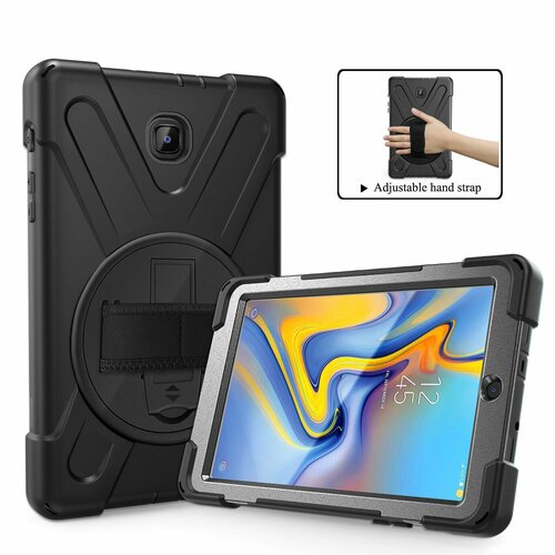 Чехол MyPads для планшета Samsung Galaxy Tab S2 8.0" SM-T715/T710/T713/T719 с плечевым ремнем, защита от падений, черный