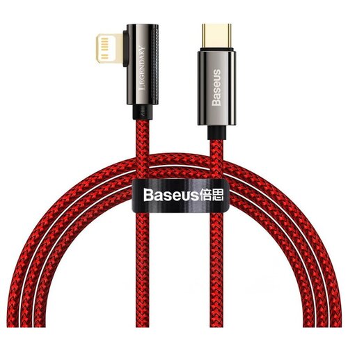 Кабель Baseus Legend Mobile Game Elbow Fast Charging Data Cable USB Type-C to Lightning 20W 1m Red (CACS000209)