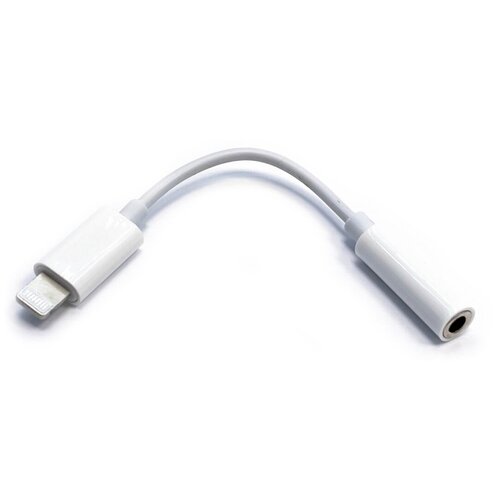 Переходник для наушников iPhone и iPad / адаптер Lighting - 3.5 mm jack (AUX) / белый, в коробке .