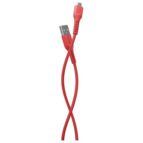 Дата-кабель USB 2.0A для micro USB More choice K16m TPE 1м Red