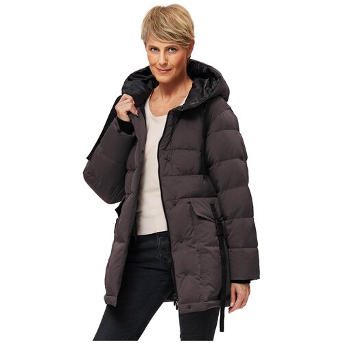 Куртка D'IMMA fashion studio Амперо, размер 44, серый, коричневый