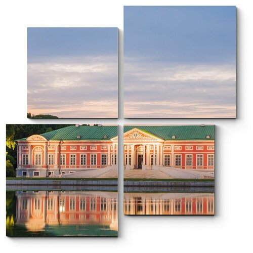 Модульная картина Загородный дворец, Кусково80x80