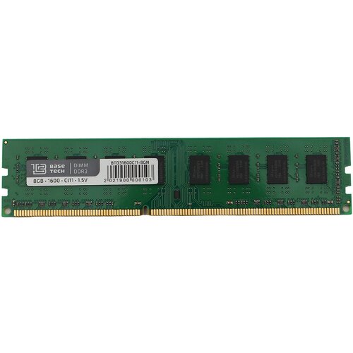 Память DDR3 DIMM 8Gb, 1600MHz BaseTech (BTD31600C11-8GN)