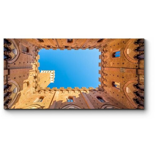 Модульная картина Башни Сиены, Италия150x75