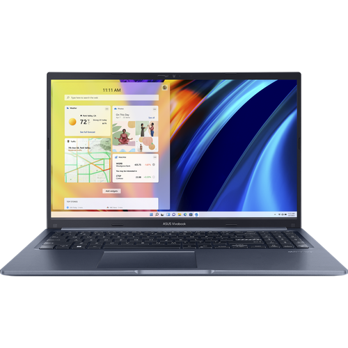 Ноутбук ASUS Vivobook X1502ZA-BQ1954, 15.6" (1920x1080) IPS/Intel Core i5-12500H/8ГБ DDR4/512ГБ SSD/Iris Xe Graphics/Без ОС, синий (90NB0VX1-M02SU0)