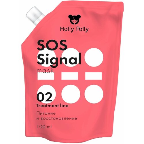 Маска для волос экстра-питательная Holly Polly SOS-signal, 100 мл