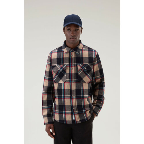 Куртка-рубашка Woolrich, размер L, бежевый