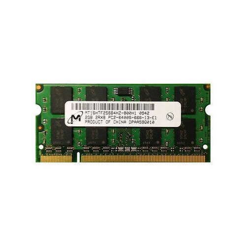 Оперативная память Micron 2 ГБ DDR2 800 МГц SODIMM CL6 MT16HTF25664HZ-800H1