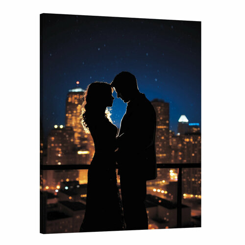 Интерьерная картина 50х70 "Городская романтика"