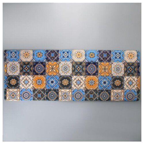 Коврик для дома «Богемия», мозаика, 45×120 см
