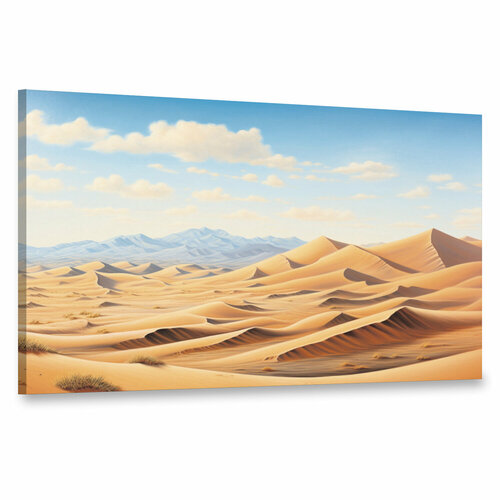 Интерьерная картина 100х60 "Пейзаж с песчаными дюнами"