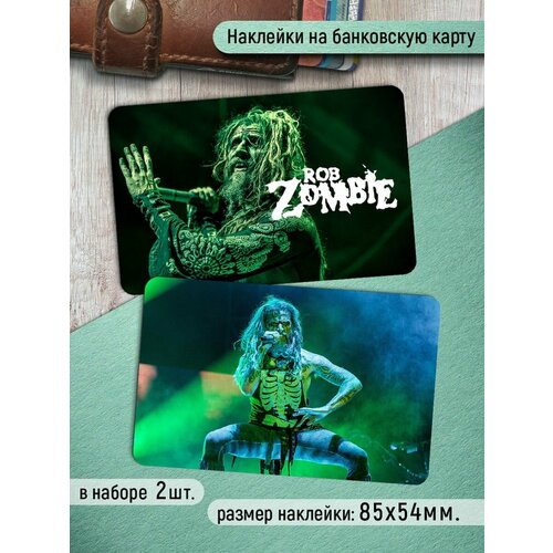 Наклейки на банковскую карту Rob Zombie Стикеры рок музыка