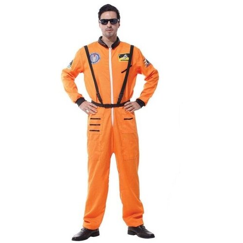 Костюм космонавта мужской, цвет оранжевый XL