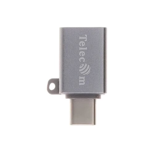 Переходник/адаптер Telecom USB - USB Type-C (TA431M), 0.24 м, серый