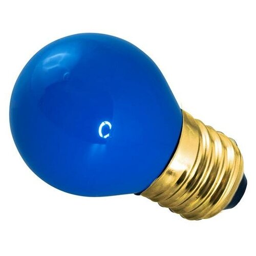 Лампа накаливания BL 10Вт E27 син, NEON-NIGHT 401-113 (100 шт.)